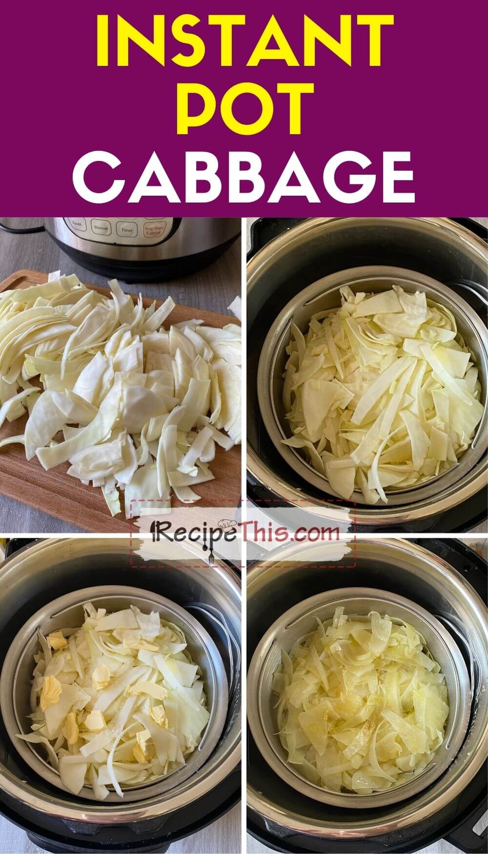 Recipe This | Instant Pot Cabbage